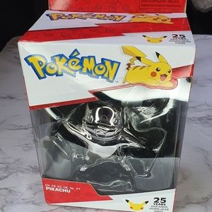 Pokemon | Toys | Pokemon Pikachu 25 Years Silver Figure | Poshmark